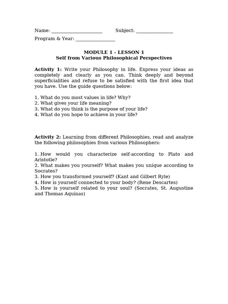 UTS Module 1 GE | PDF