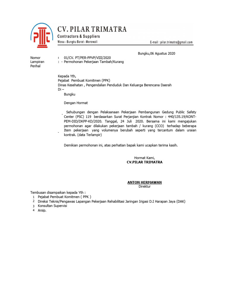 Surat Permohonan Cco | PDF