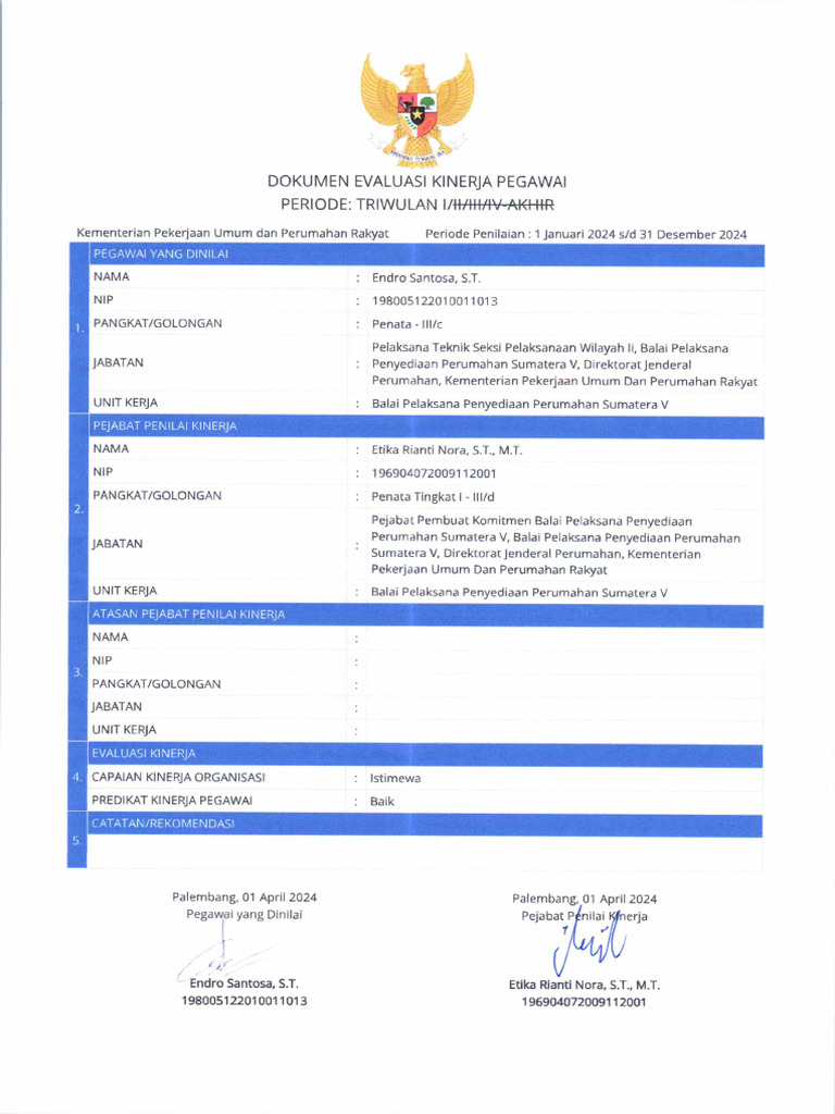 Lampiran SKP TTD | PDF