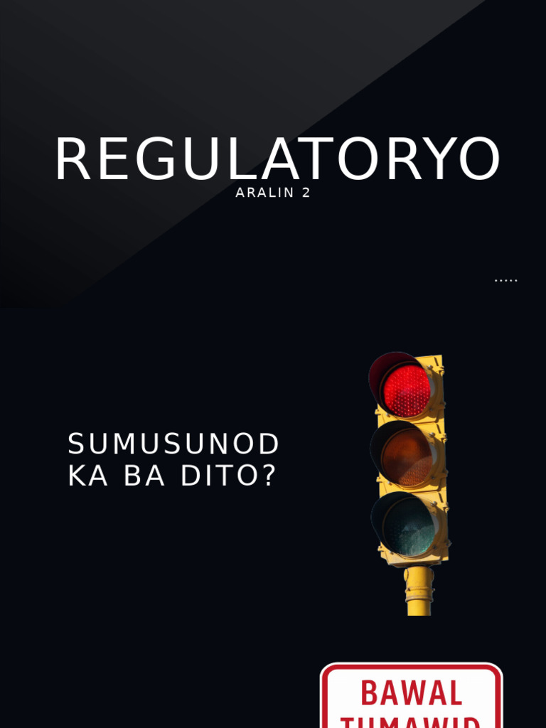 Wikang Regulatoryo | PDF