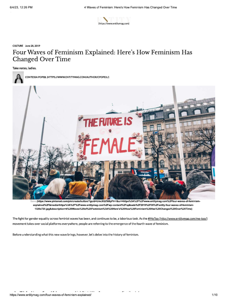4 Waves of Feminism | PDF