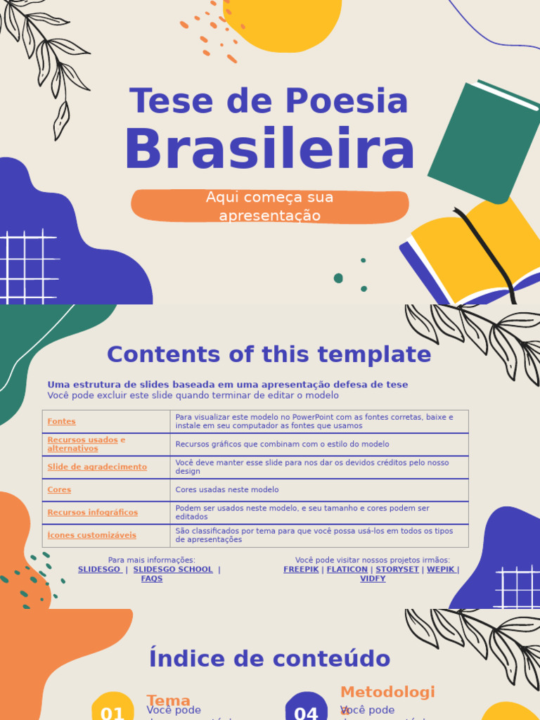 Brazilian Poetry Thesis by Slidesgo | PDF