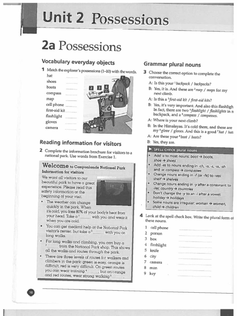 Life 2 Workbook - Unit 2 | PDF