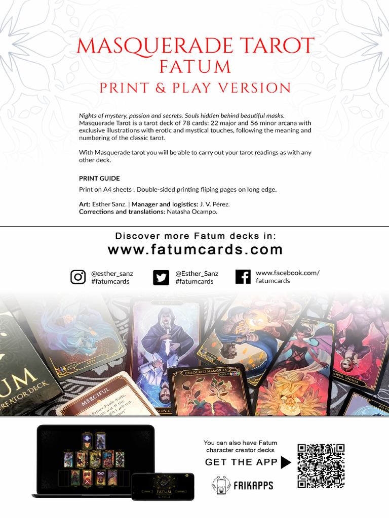 Tarot Masquerade | PDF