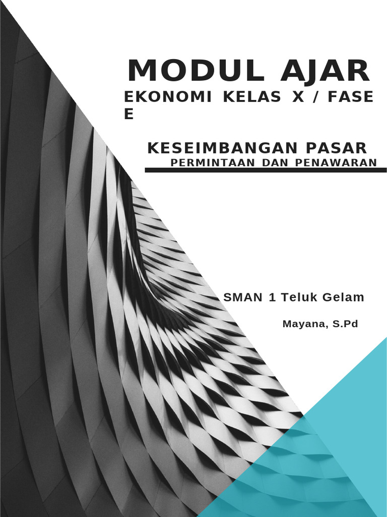 Modul EKONOMI X | PDF