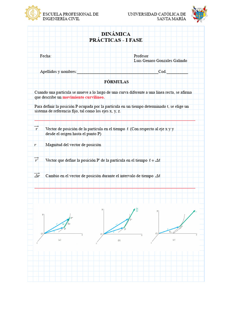 DIN - P1 y P2 - Fórmulas | PDF
