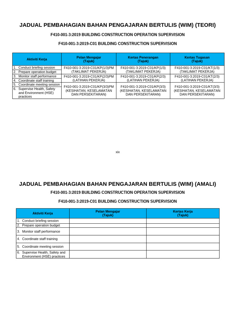 JPW Building Construction Supervision C01 | PDF