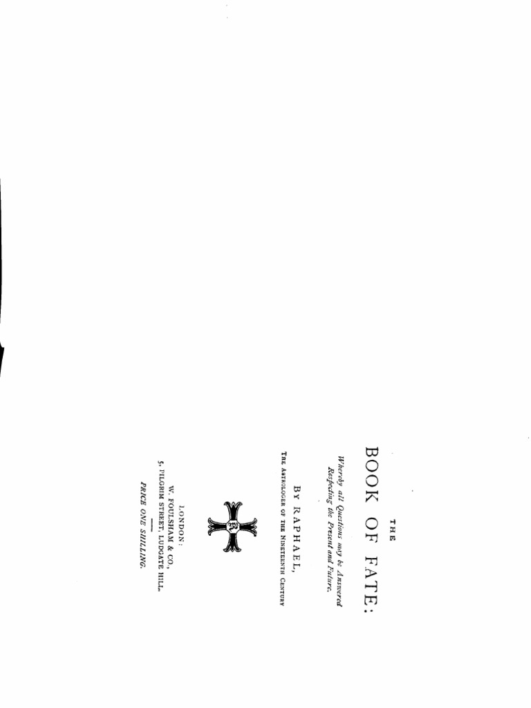 The Book of Fate | PDF