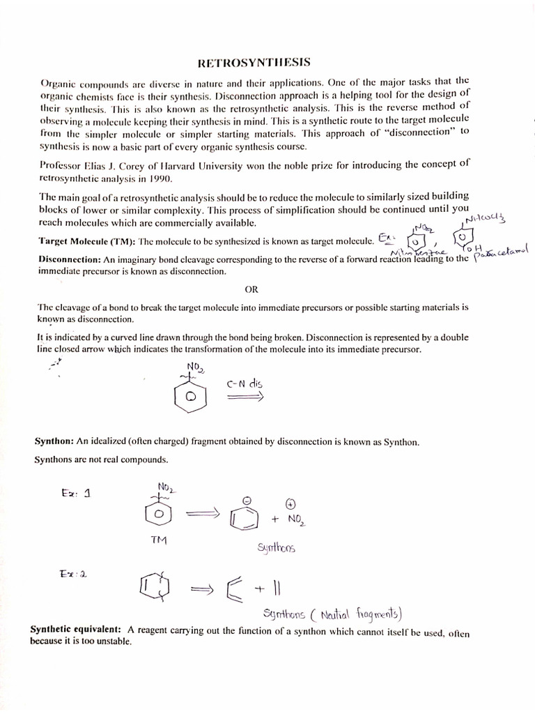 Retrosynthesis | PDF