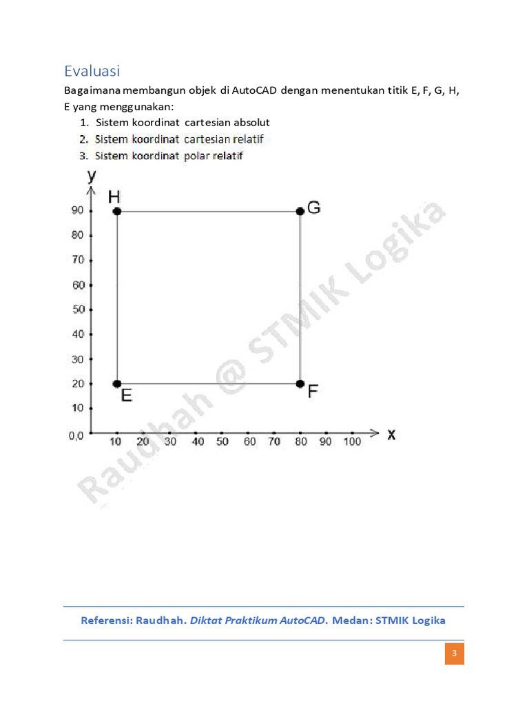 SOAL Pertemuan 1 CAD | PDF