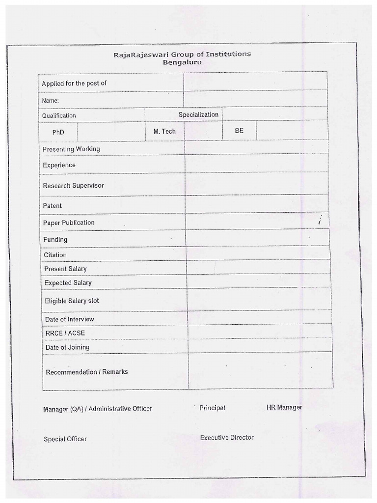 Interview Format | PDF