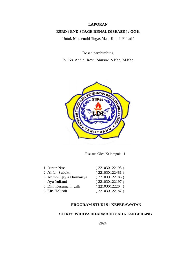 KLMPK - 1 - Paliatif Revisi | PDF