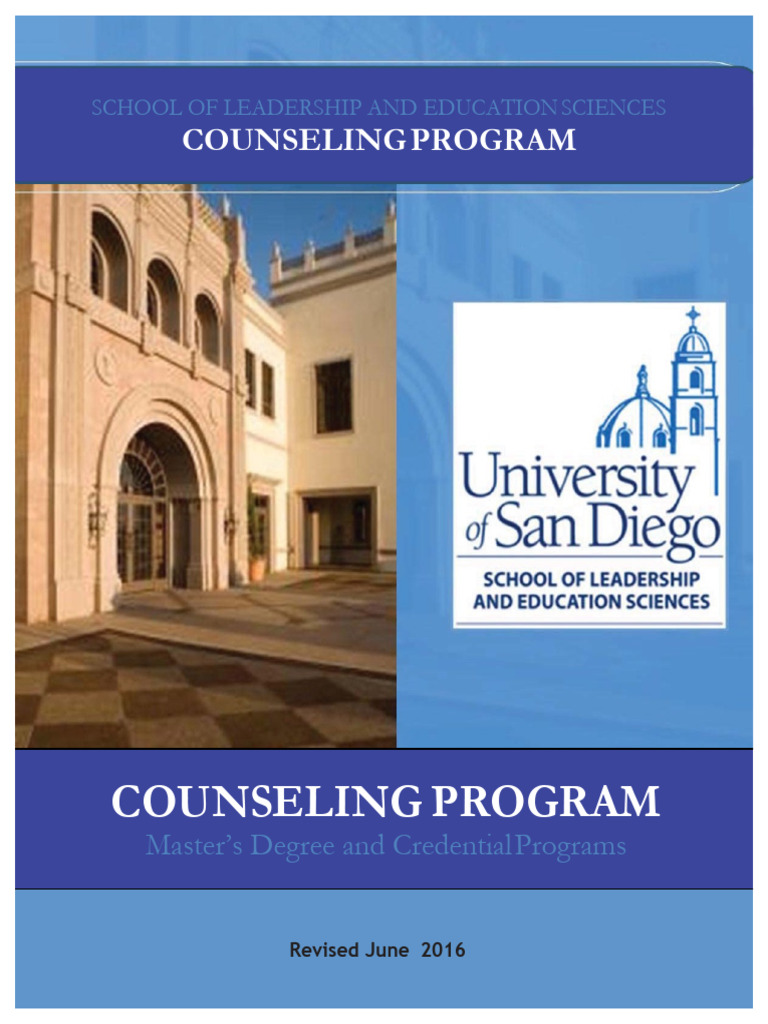 2016 Counseling Program Student Handbook | PDF | Counseling Psychology ...