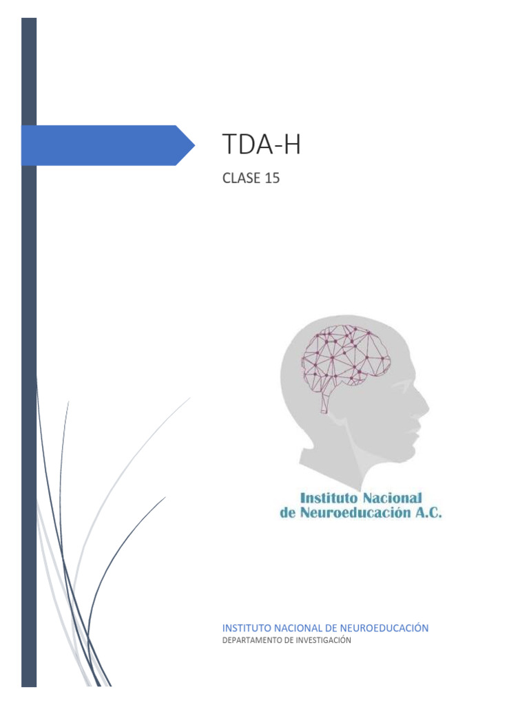 INFORME DE EVALUACIÓN PSICOPEDAGÓGICA Clase 15 Documento-965-502248 | PDF | Desorden hiperactivo ...