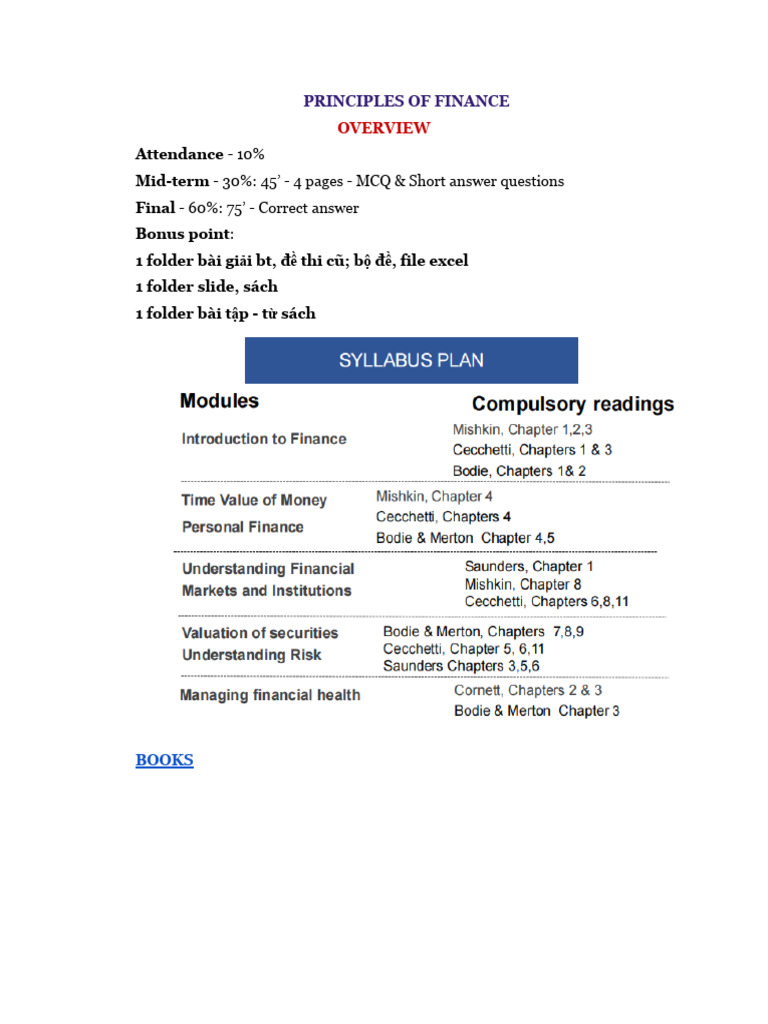 PRINCIPLES OF FINANCE | PDF