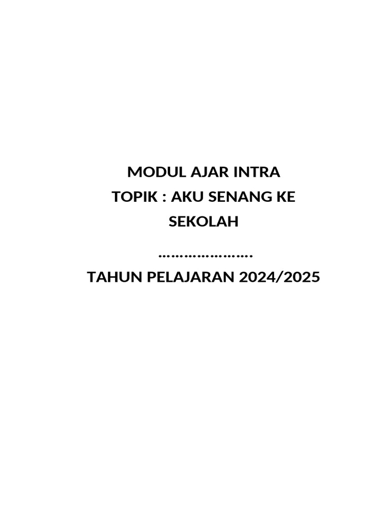 Modul Ajar Sub Topik Guru2 Tercinta | PDF