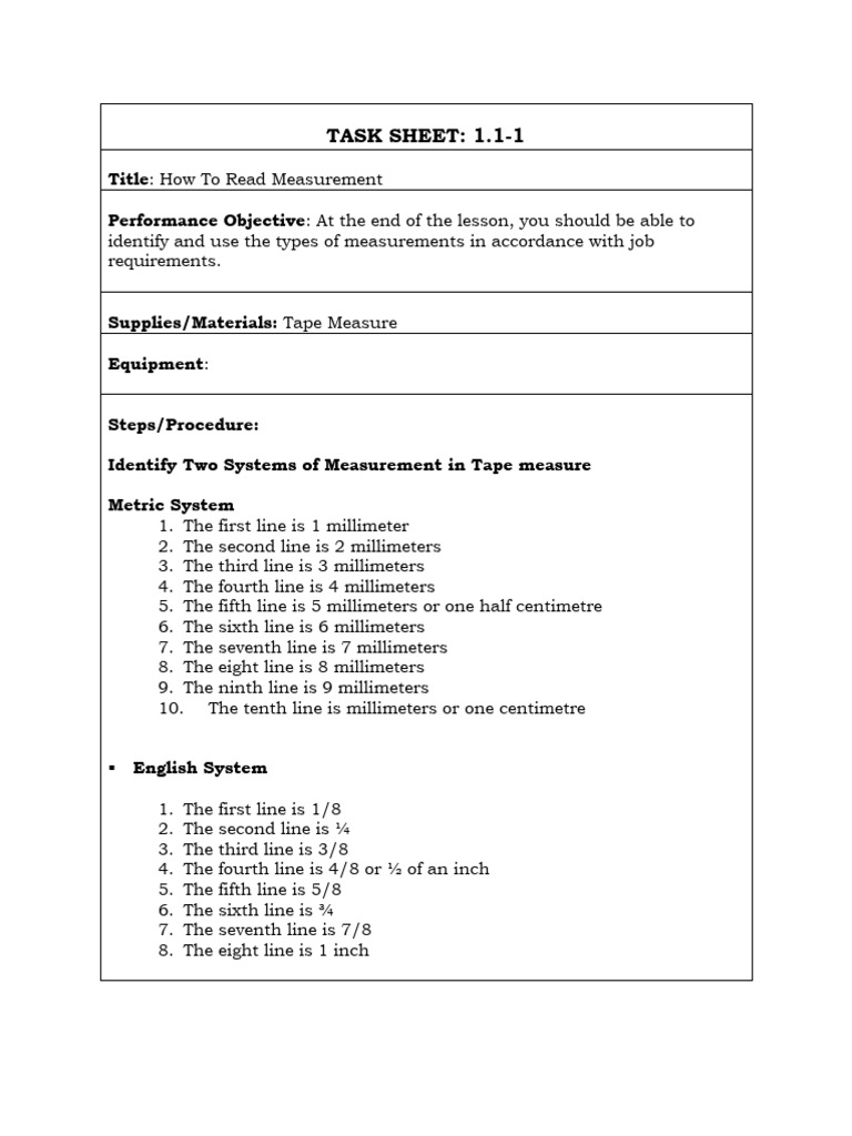 Task Sheet | PDF