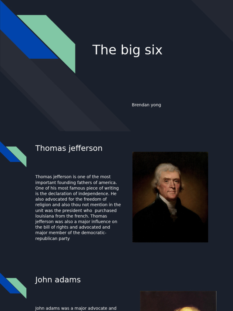The Big Six | PDF