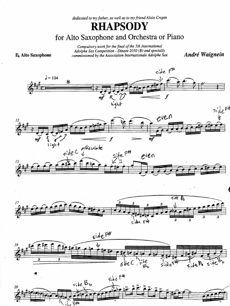Waignein Rhapsody | PDF