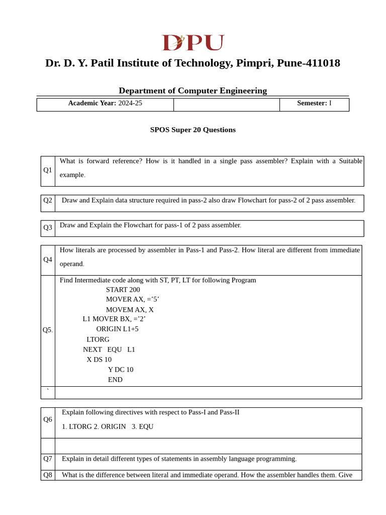 SPOS Super 20 Q | PDF