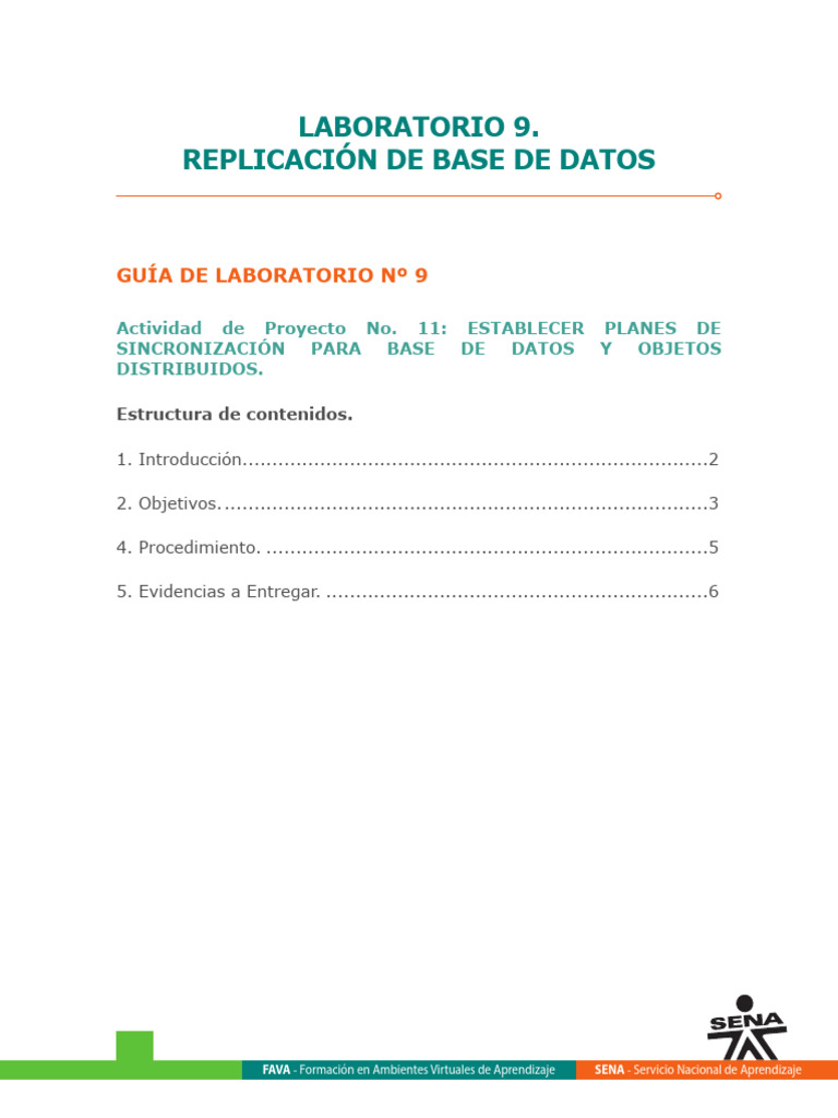 Laboratorio 9. Replicación de Base de Datos | PDF | Bases de datos | Informática