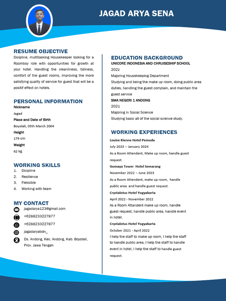 Cv-Jagad-Arya New | PDF