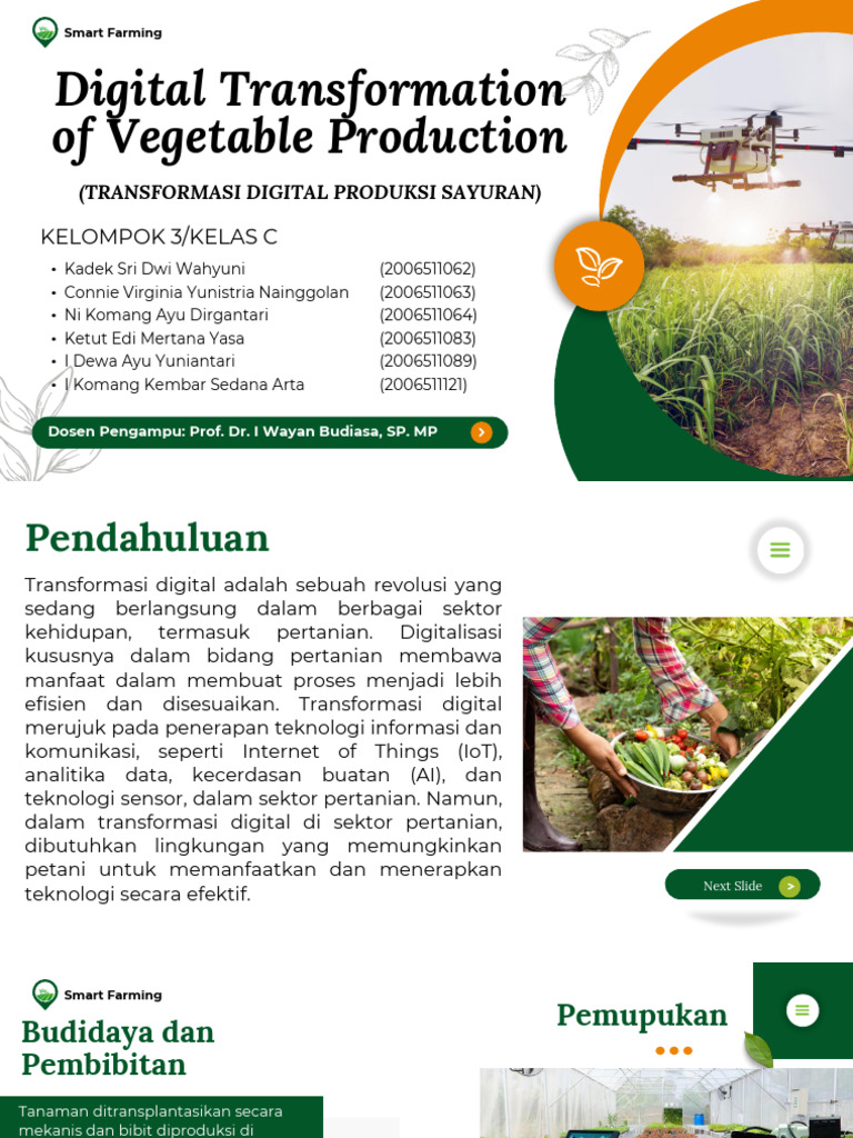 Digital Transformation For Sustainable Agriculture | PDF | Agronomy | Earth Sciences