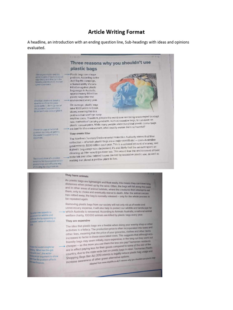 Article Writing | PDF