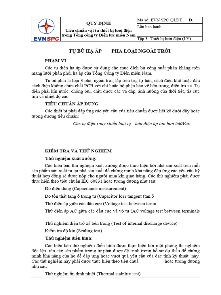 LV-09 - Out LV Capacitor 3 Phase | PDF