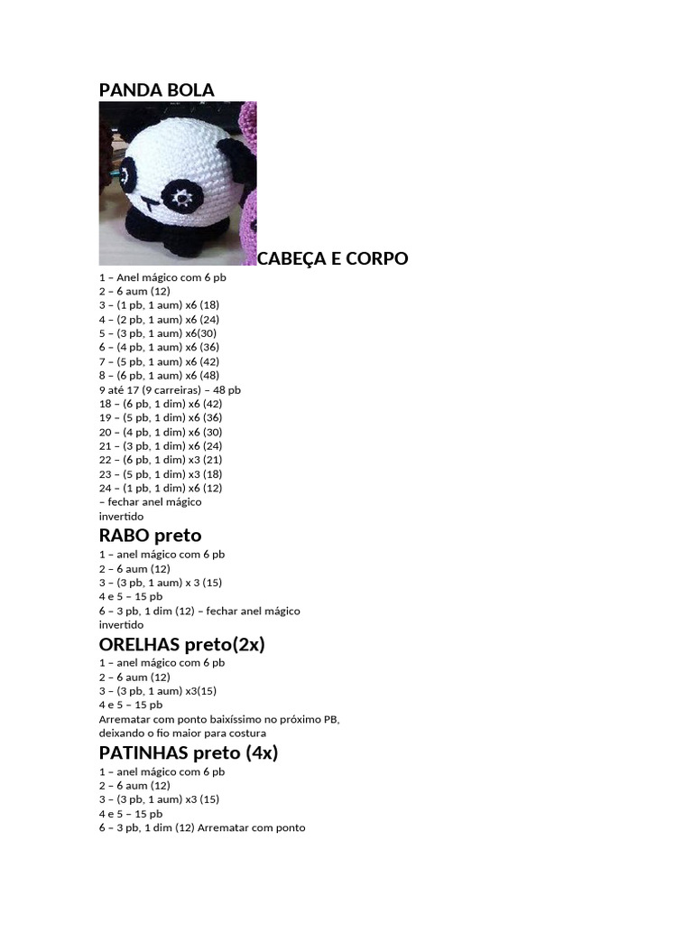 PANDA Chaveiro | PDF
