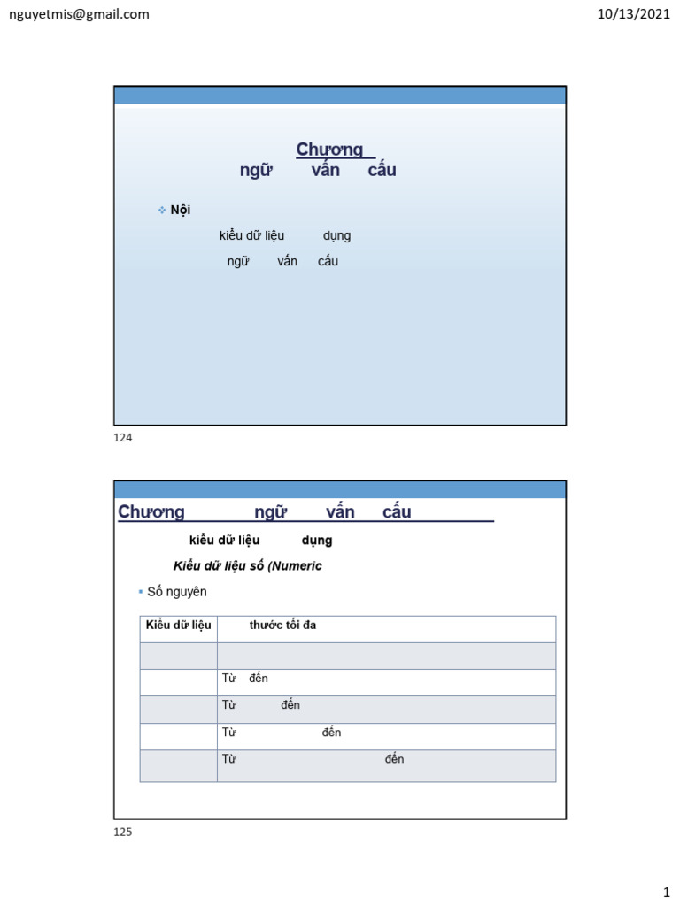 Chuong 3 - Ngon Ngu Truy Van Co Cau Truc SQL | PDF
