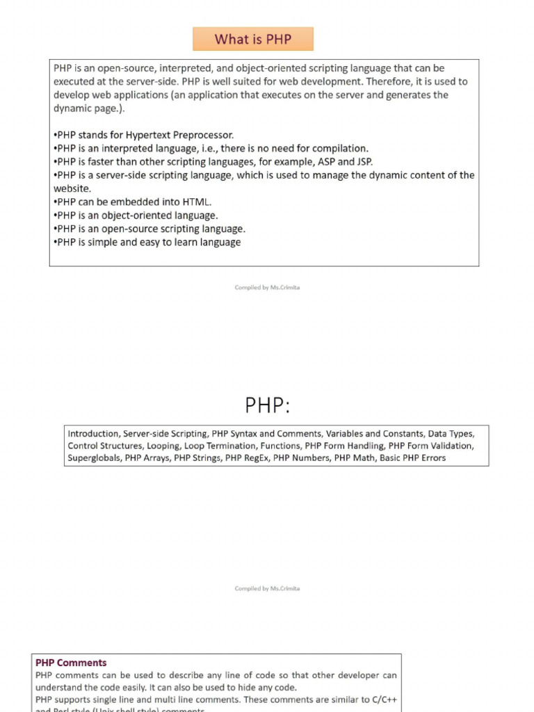 Unit 4 PHP | PDF