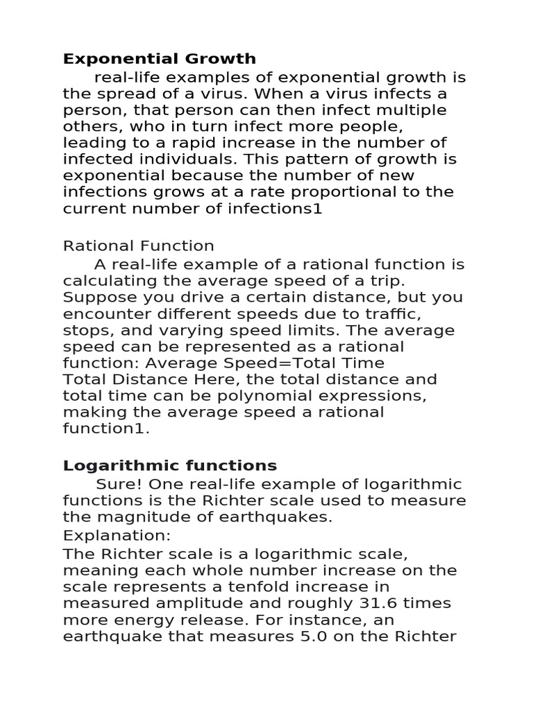 Exponential Growth | PDF