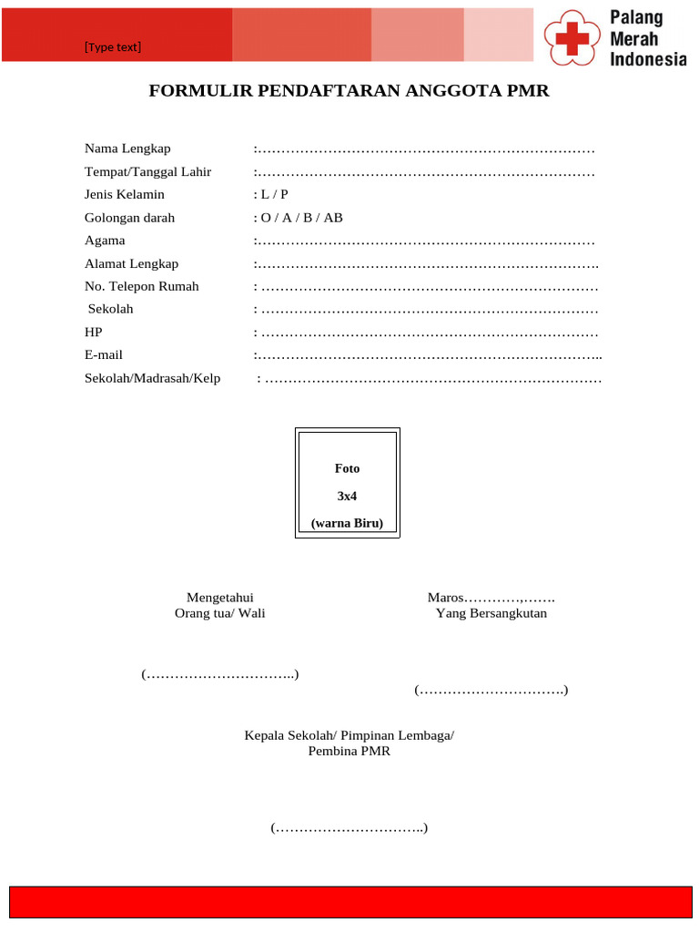 FORMULIR PMR (3) | PDF