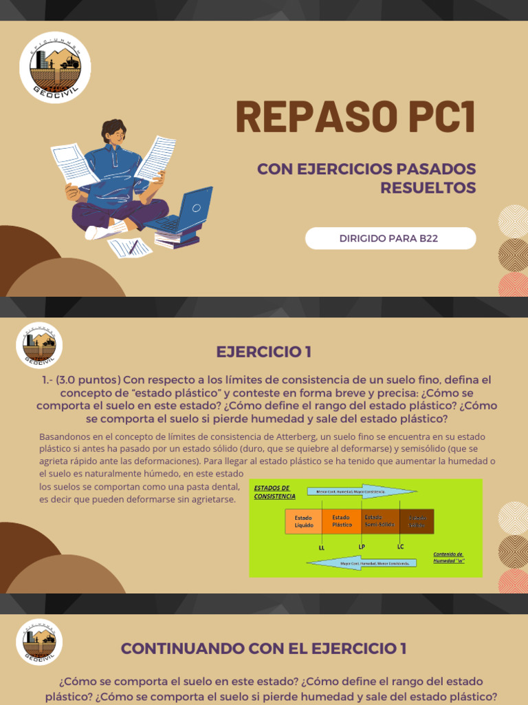 Pc 1 - Repaso - Geocivil (3) | PDF