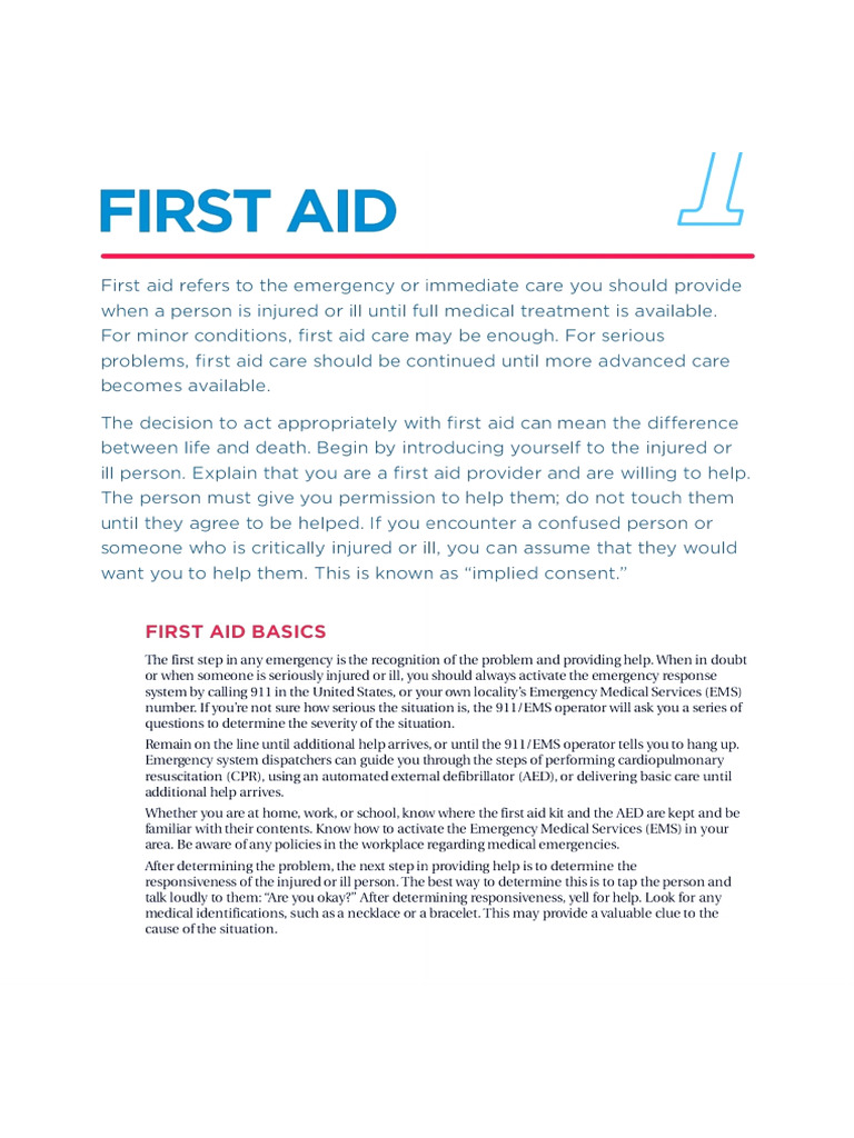 first aid | PDF