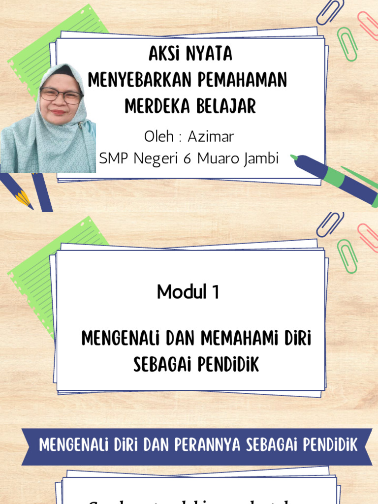 Aksi Nyata Perencanaan Pembelajaran Azimar | PDF