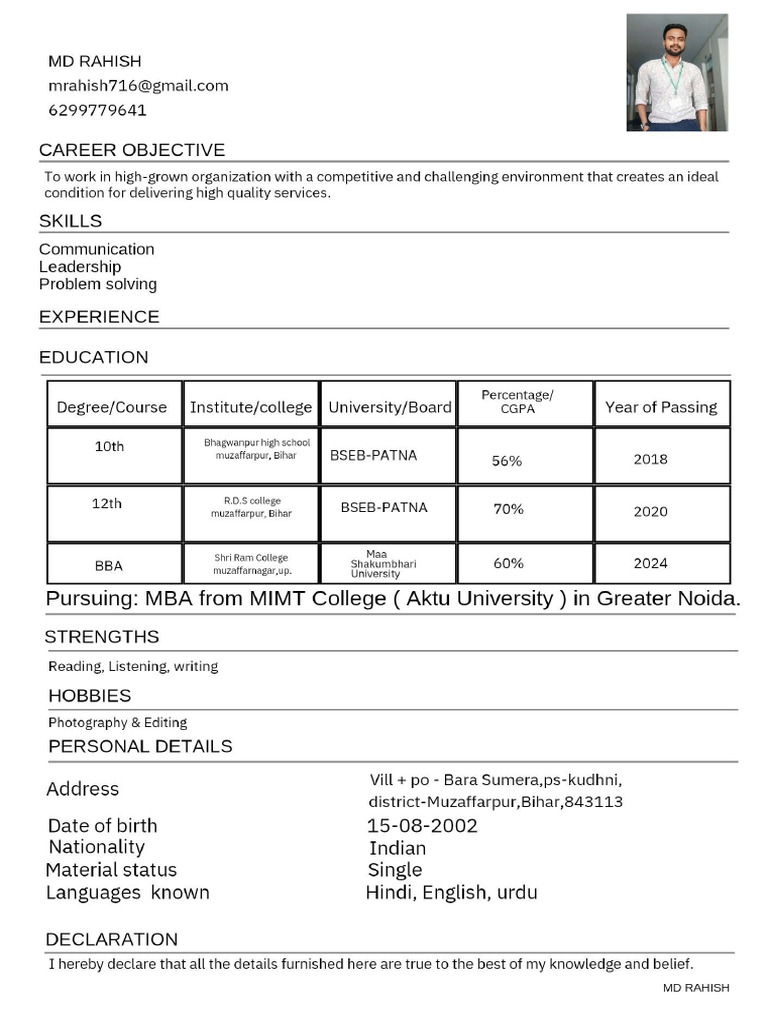 MD Resume | PDF