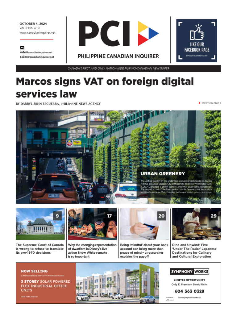 Philippine Canadian Inquirer #610 | PDF