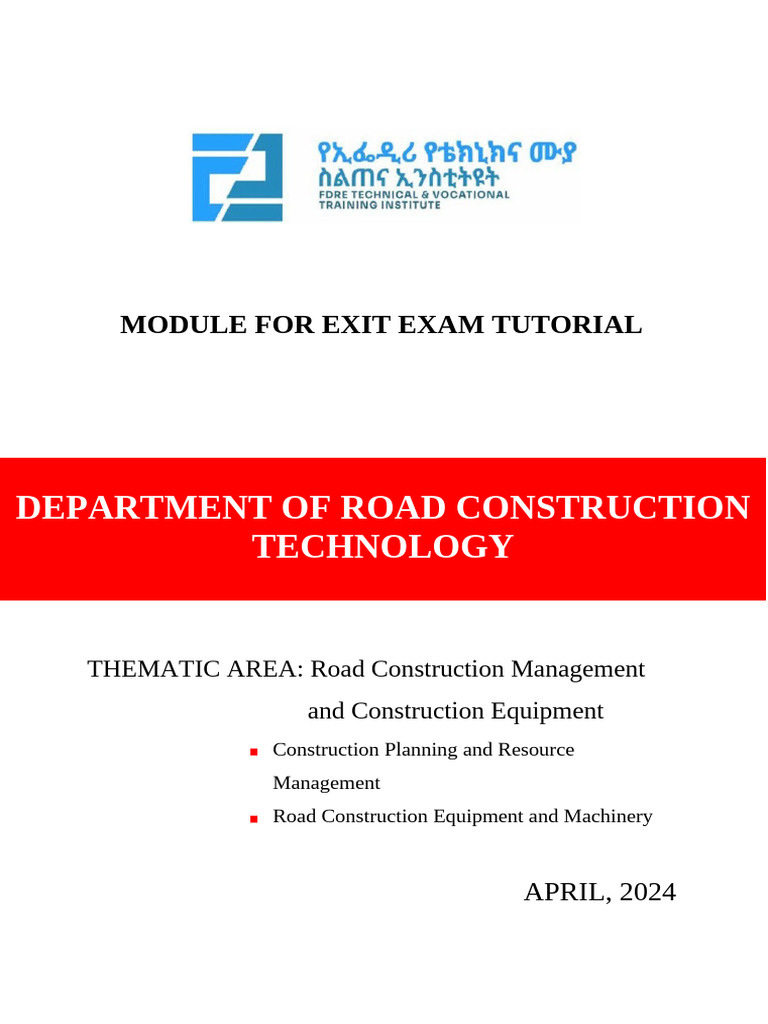 Theam 3 Exit Exam Module On Cons Management &equipment | PDF
