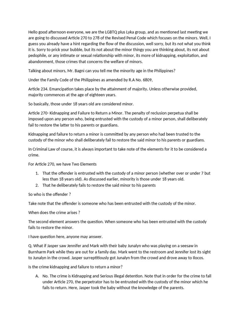 Article 270-274 RPC | PDF