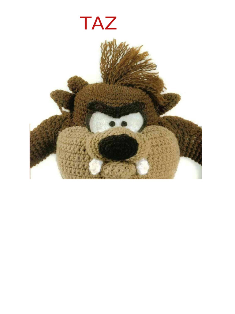 TAZ Amigurumi | PDF