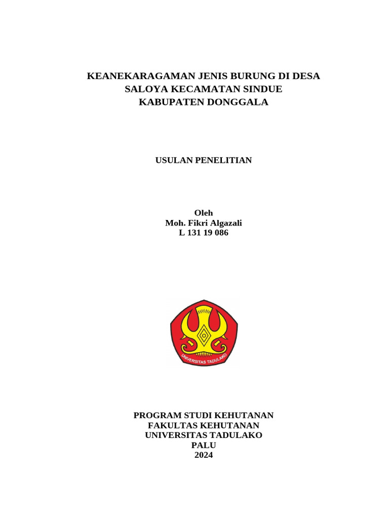 PROPOSAL MOH. FIKRI ALGAZALI 086 FIXX | PDF
