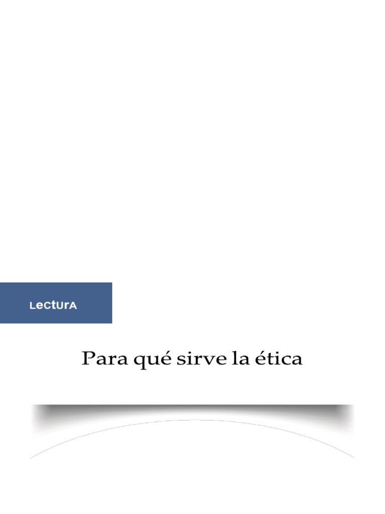 Lecturas é Tica | PDF