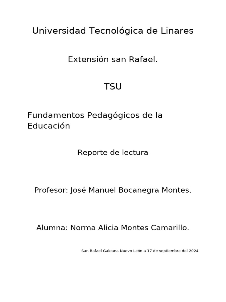 NORMA MONTES FUNDPED Ell01 | PDF