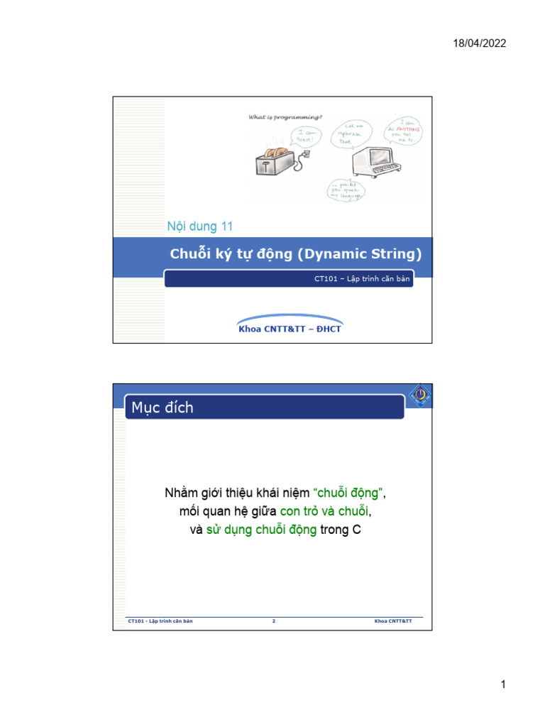 T12 - Dynamic String - TCAN (Compatibility Mode) | PDF