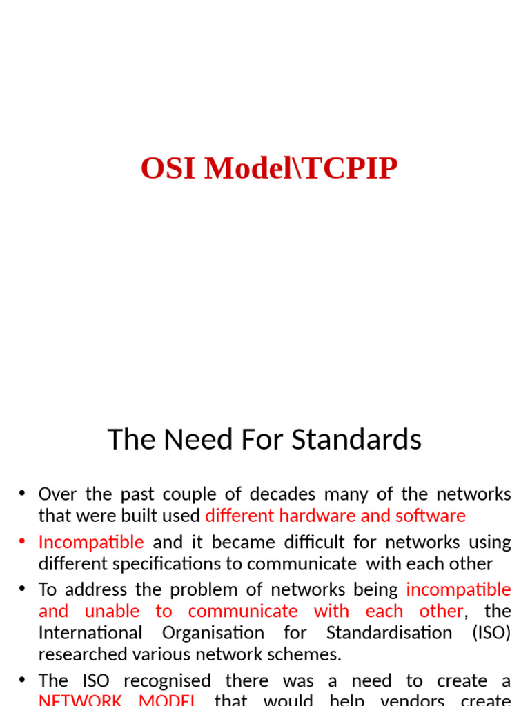 Chapter 2 Osi Tcpip | PDF
