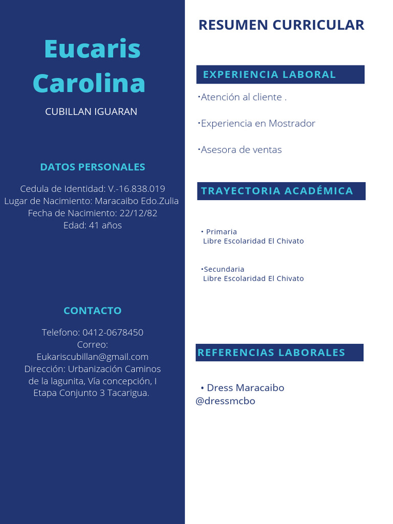 Eucaris Cubillan Curriculum .pdf | PDF