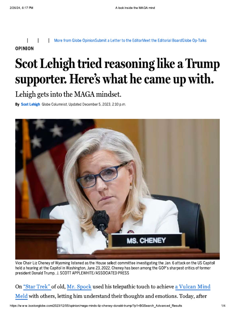 A Look Inside The MAGA Mind | PDF