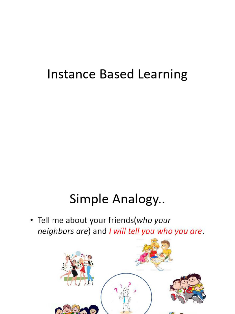 Instance Based Learning | PDF